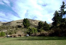 Otaio Gorge conservation campsite: Hunters Hills area, Canterbury region