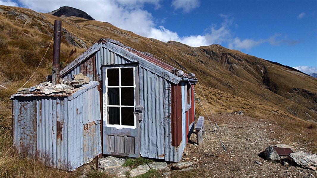 Heather Jock Hut: Whakaari Conservation Area: Otago region