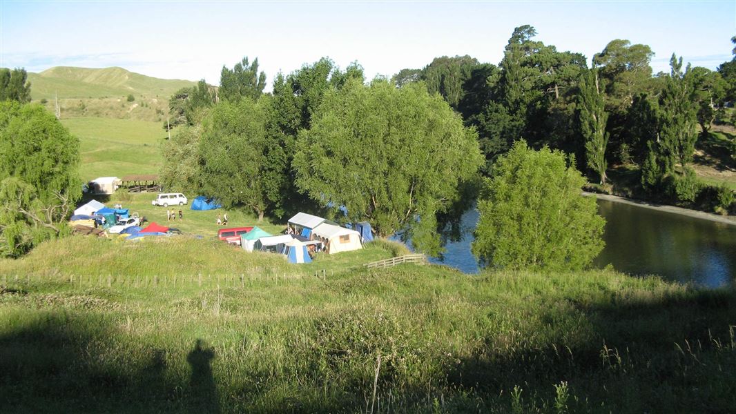 Waikari River Mouth conservation campsite: Waikari River area, Hawke's ...