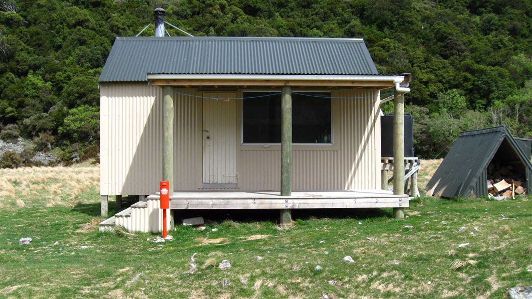 Mathias Hut: Rangitata/Rakaia Rivers area, Canterbury region