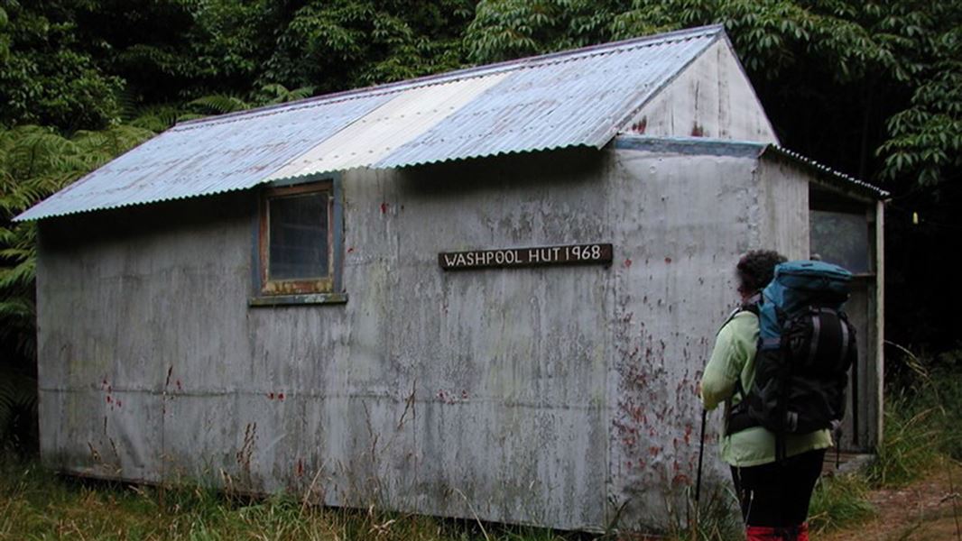 Washpool Hut: Aorangi Forest Park, Wairarapa region