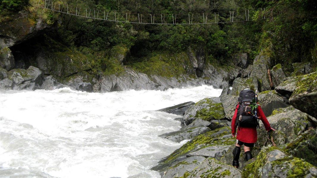 Whitcombe Pass Track: Kokatahi River - Whitcombe River area, West Coast ...