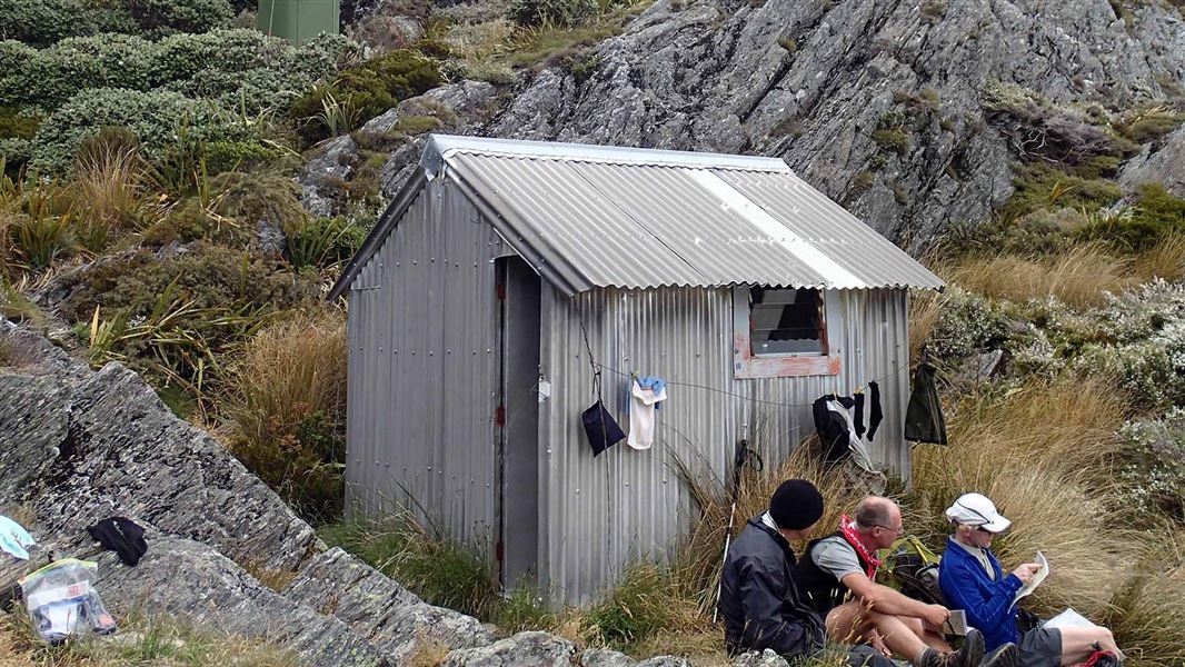Adelaide Tarn Hut: Kahurangi National Park, Nelson/Tasman region