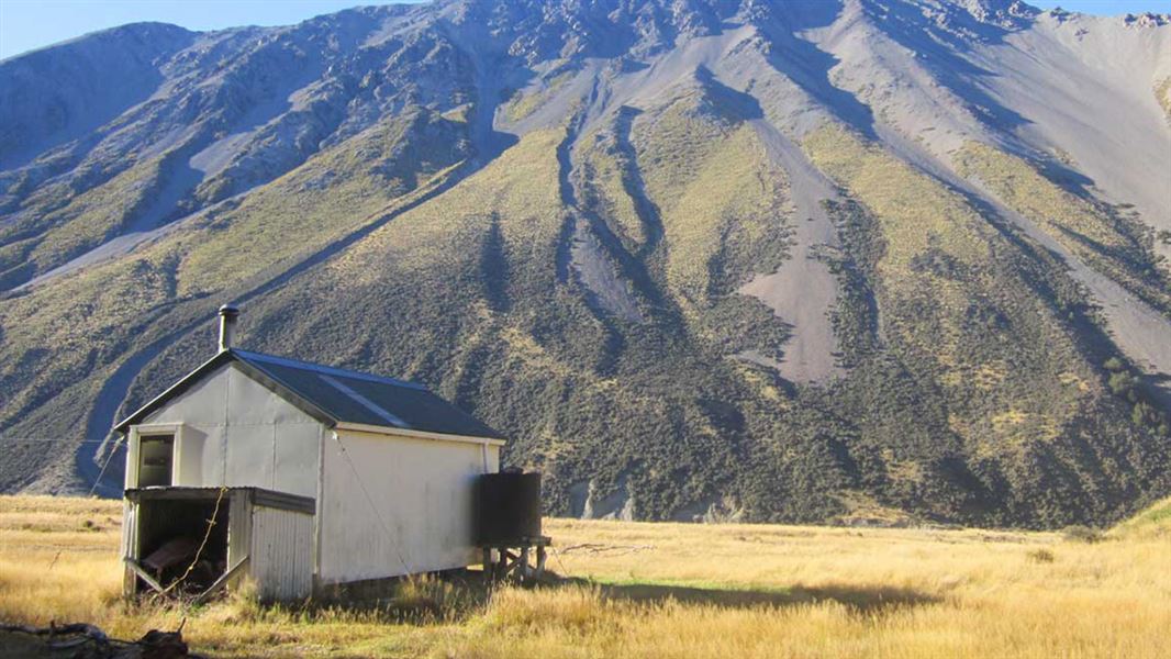 Lawrence Hut: Rangitata/Rakaia Rivers area, Canterbury region