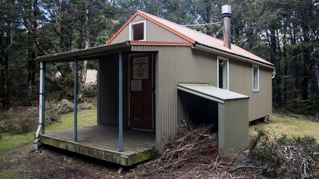 Kiwi Saddle Hut: Kaweka Forest Park, Hawke's Bay region